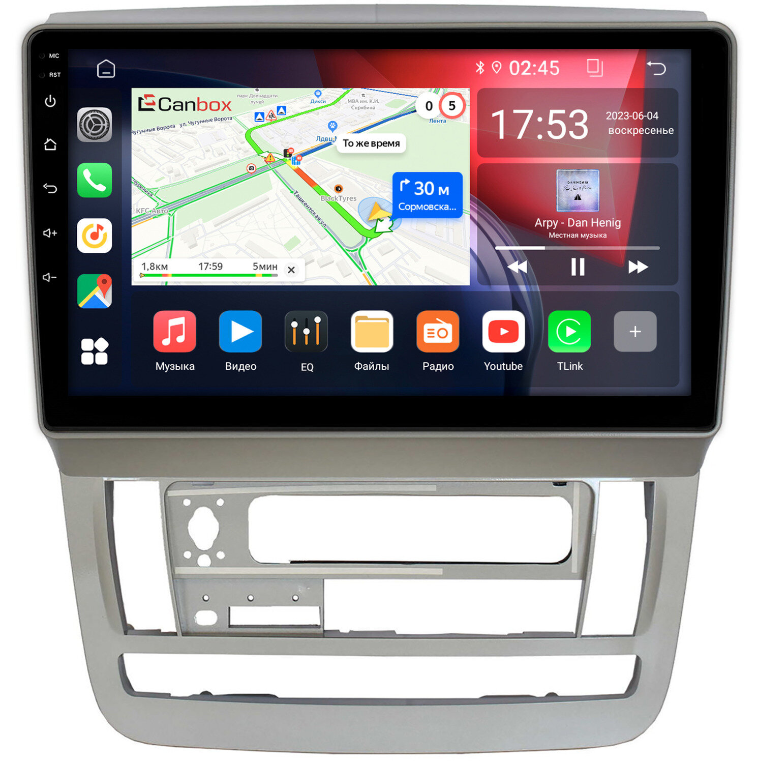 Штатная магнитола Canbox GT9-9239 для Toyota Alphard 2002-2005 (Тип 1) на Android 10 (IPS, DSP, CarPlay)