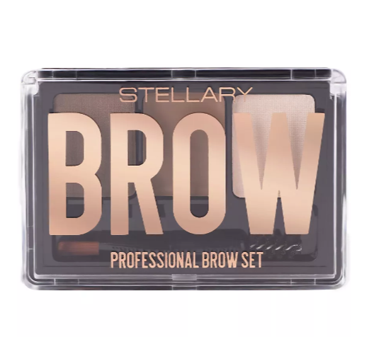 Набор для бровей Stellary Professional Brow set, тон 01 blond, 2,40 г