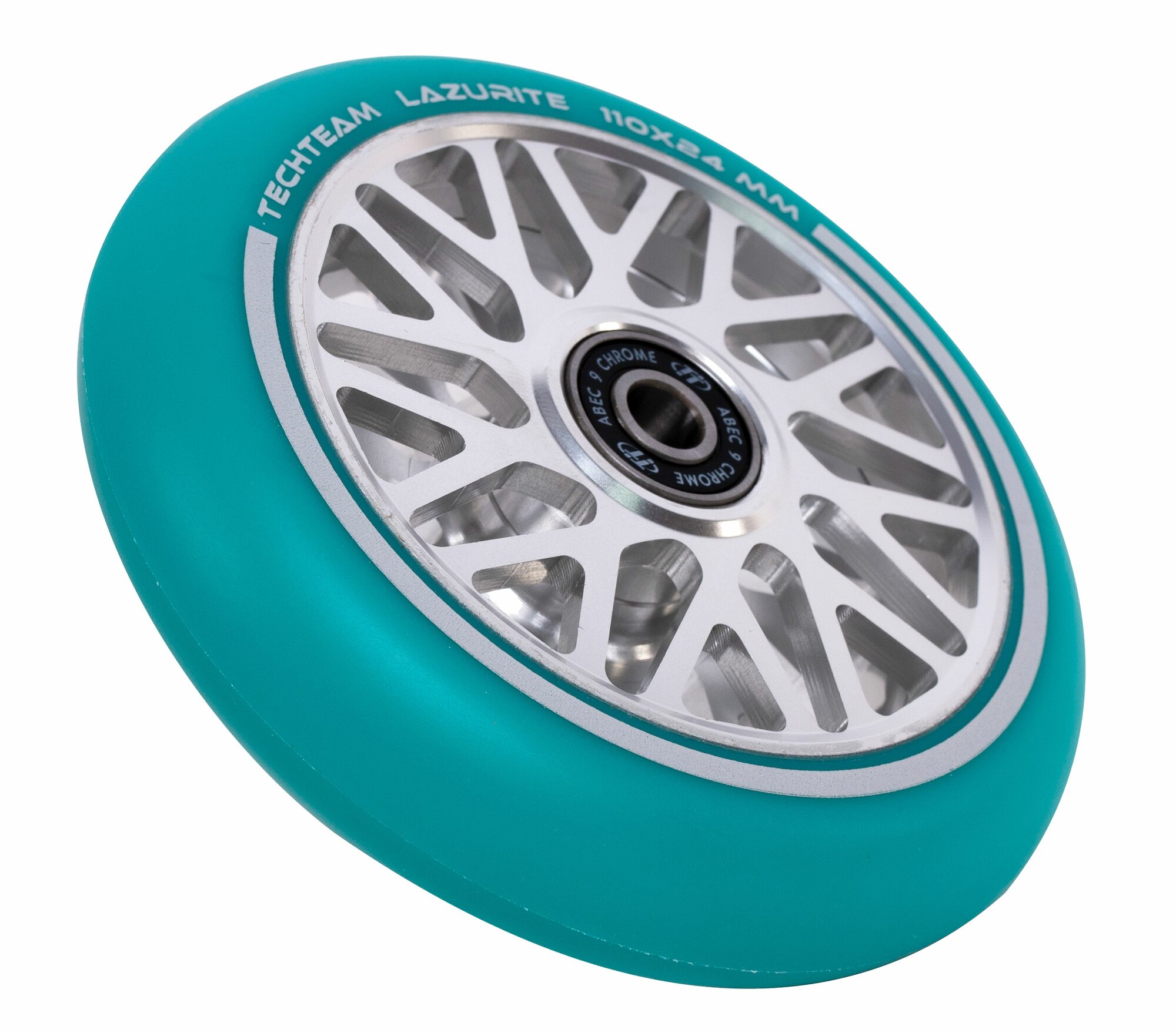 Колесо для самоката X-Treme 110*24мм, Lazurite, emerald, Tech Team
