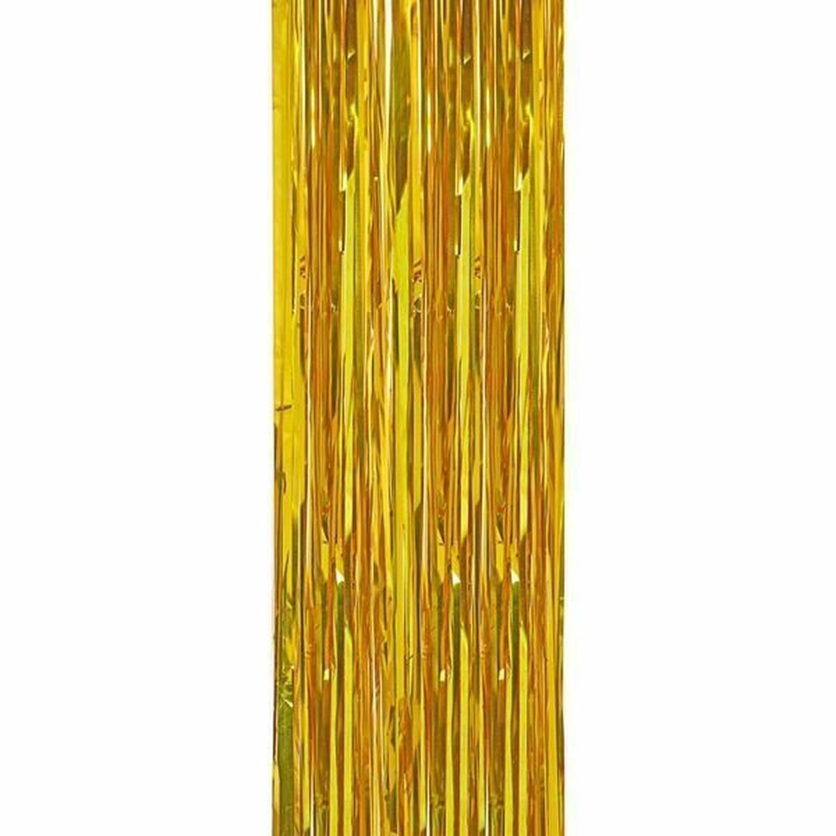 Дождик 100х9см, ПВХ, золото сноу БУМ (цена за 10 шт.)