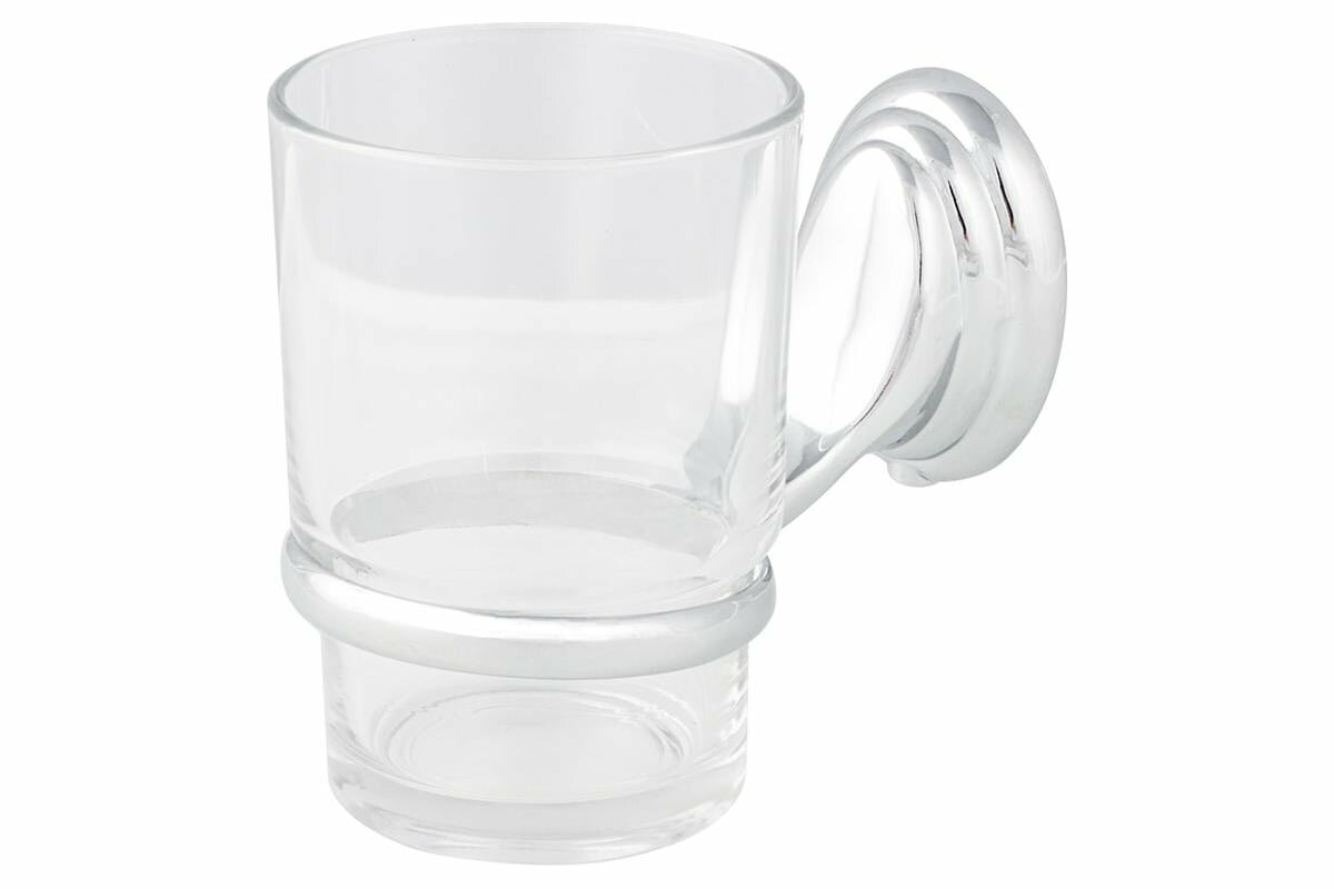 Аквалиния Стакан для ванной 6800 03.6884 - настенный держатель белого цвета