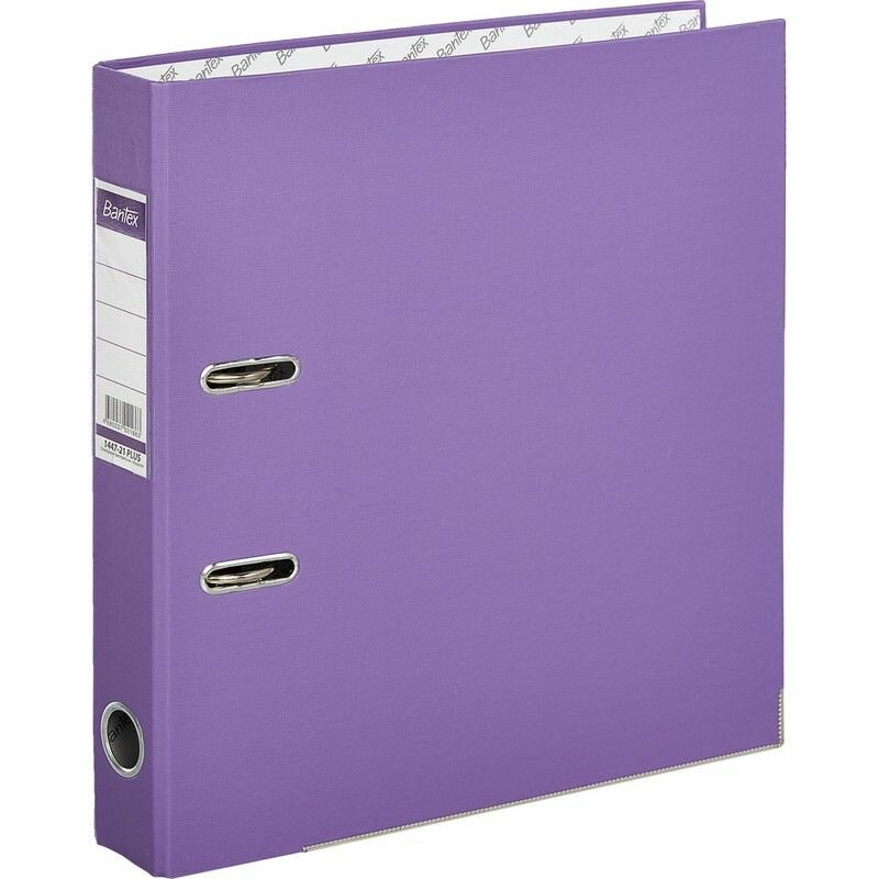 Регистратор BANTEX Economy PLUS 1447-21, 50мм, фиолетовый 403248