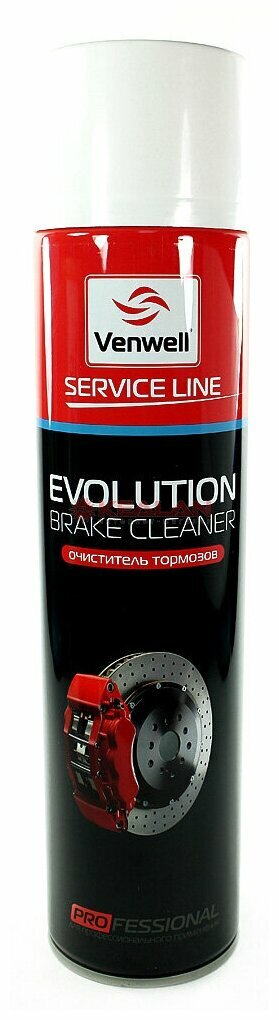 Очиститель тормозной системы Venwell Evolution Brake cleaner 0.6 л баллончик