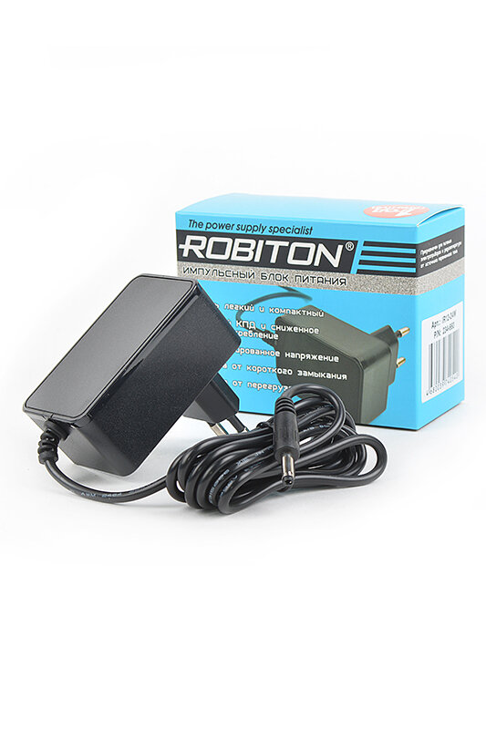 Блок питания ROBITON IR12-24W 12V-2A 4.0x1.7 (+)