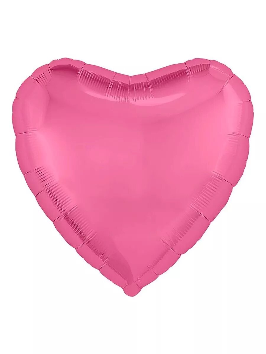 Сердце Пион, фольгированный шар (19"/48 см ) 1 шт. / AGURA, Россия