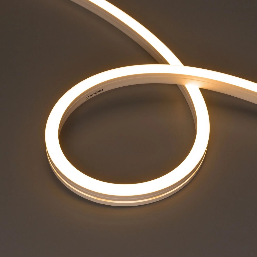 Лента герметичная MOONLIGHT-SIDE-A140-12x17mm 24V Warm2700 (9.6 W/m, IP67, 5m, wire x2) (Arlight, Вывод боковой, 5 лет) 042783