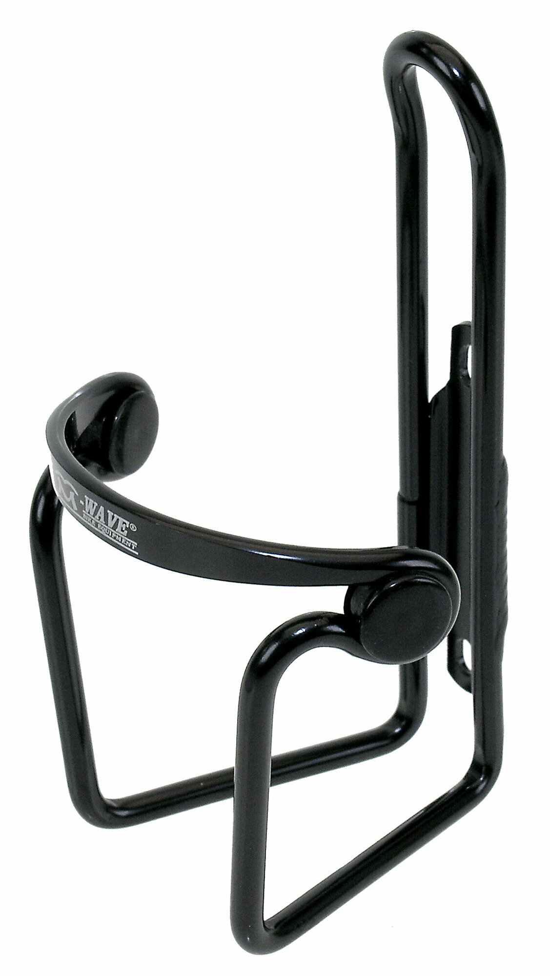 Флягодержатель велосипедный алюминиевый с фиксатором черный M-WAVE