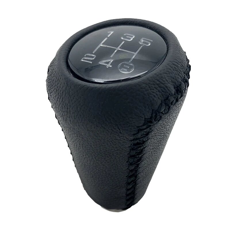 Кожаная ручка переключения передач 5-ступенчатая, Gear Knob