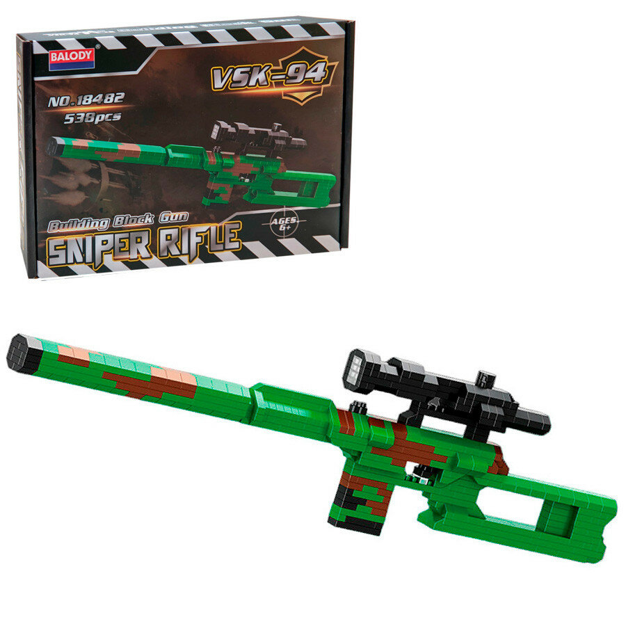Конструктор Balody Снайперская винтовка ВСК-94 (мини детали) 18482