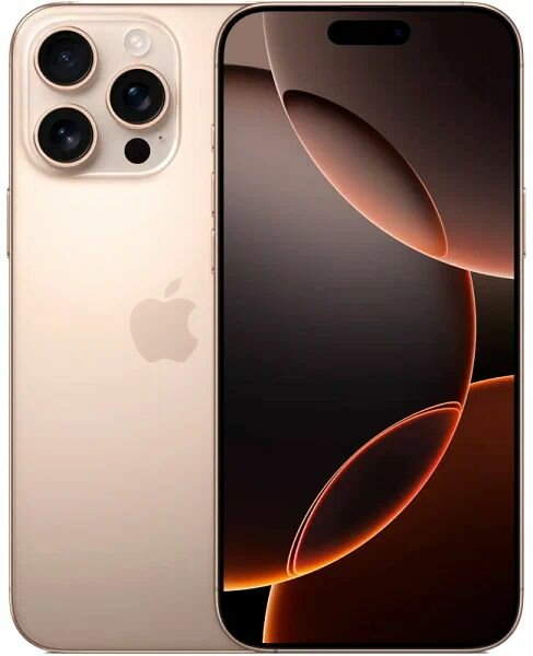 Смартфон Apple iPhone 16 Pro Max, 1 TB, цвет Desert Titanium, (пустынный титан) — фото 1