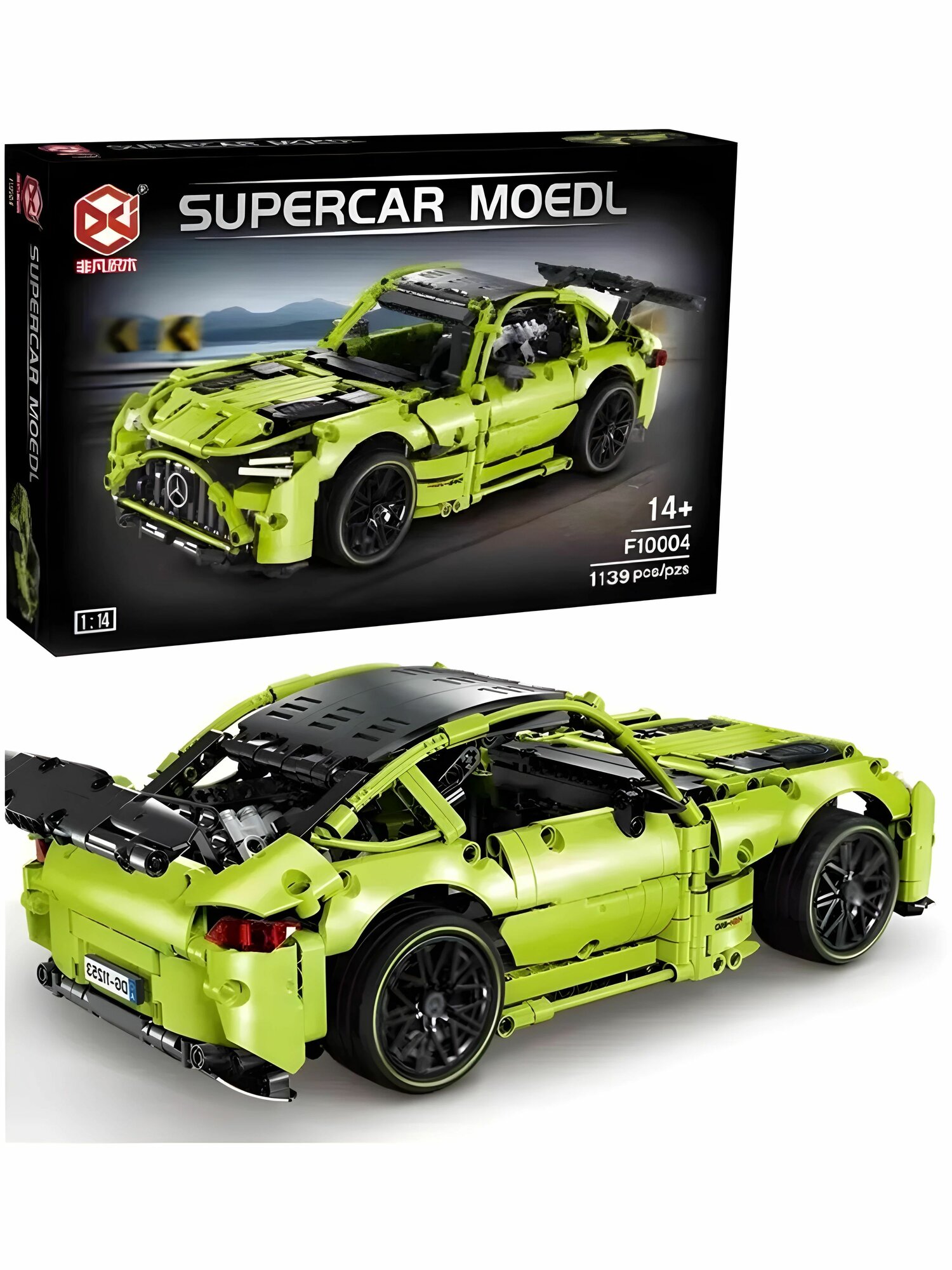 Конструктор Техник Мерседес AMG гоночный 1139 деталей
