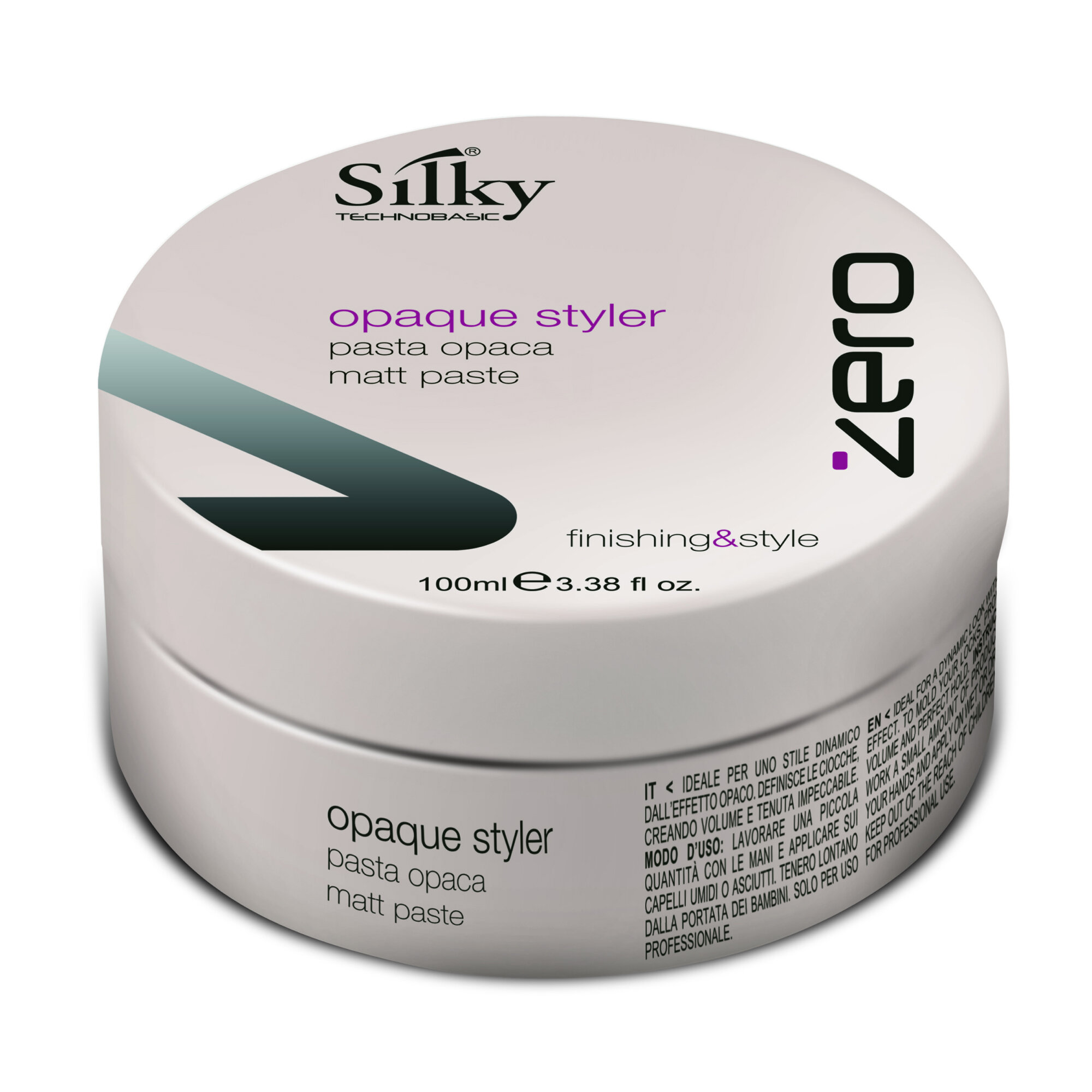 Матовый воск для укладки волос средней фиксации Silky Zero Opaque Styler, 100 мл