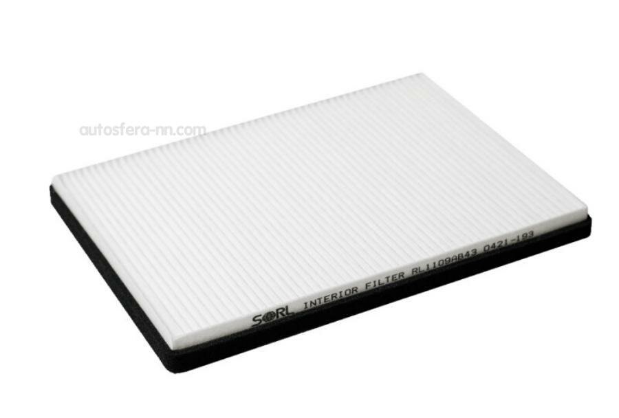 SORL RL1109AB43 фильтр воздушный салона! \ DAF XF95/105/106