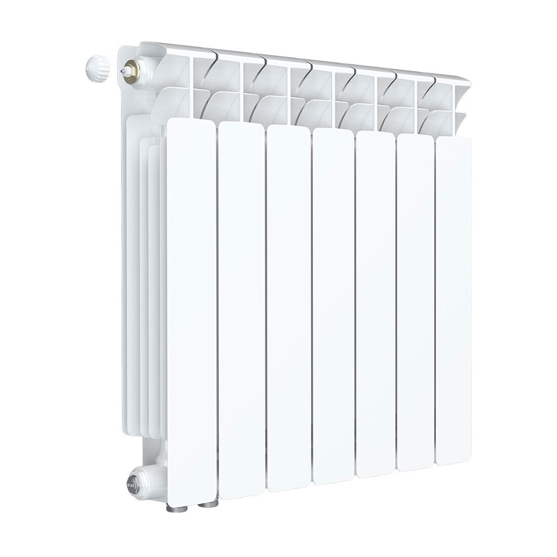 Радиатор RIFAR BASE VENTIL 500 7 секций нижнее левое подключение цвет белый