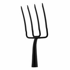 Вилы 4-х рогие, огородные,175x220 мм, кованые, б/черенка,// Россия