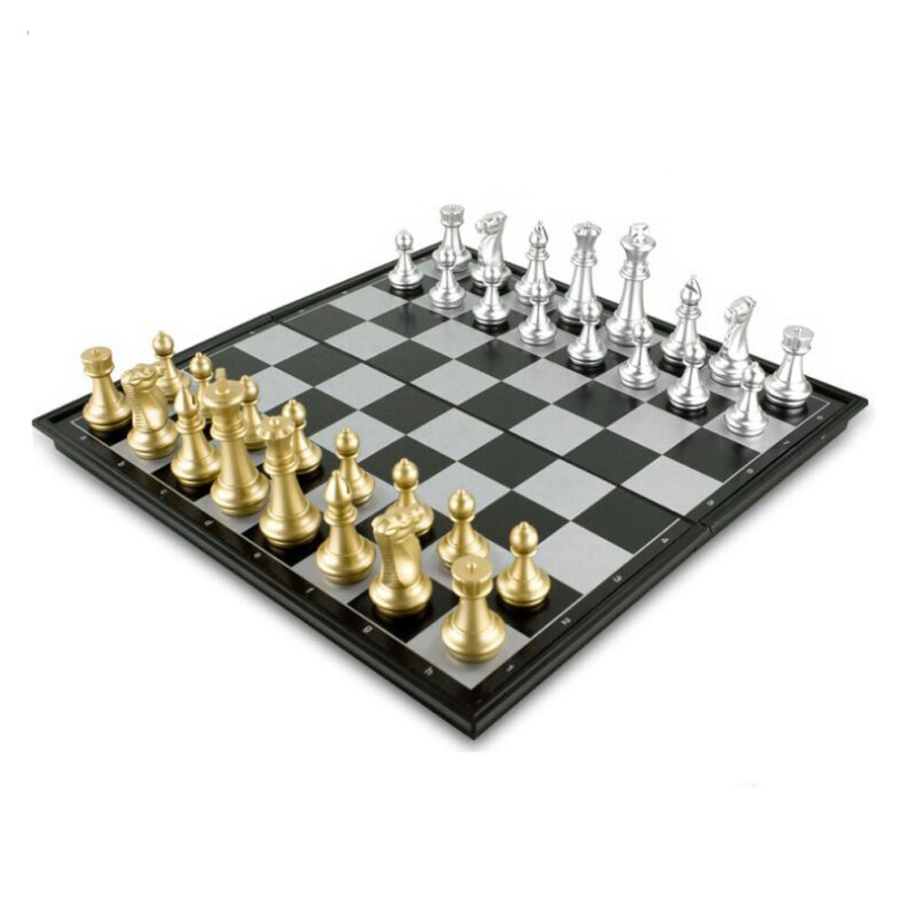 25 x 25 x 2 см Magnetics Chess Portable International Chess Set Складные шахматы