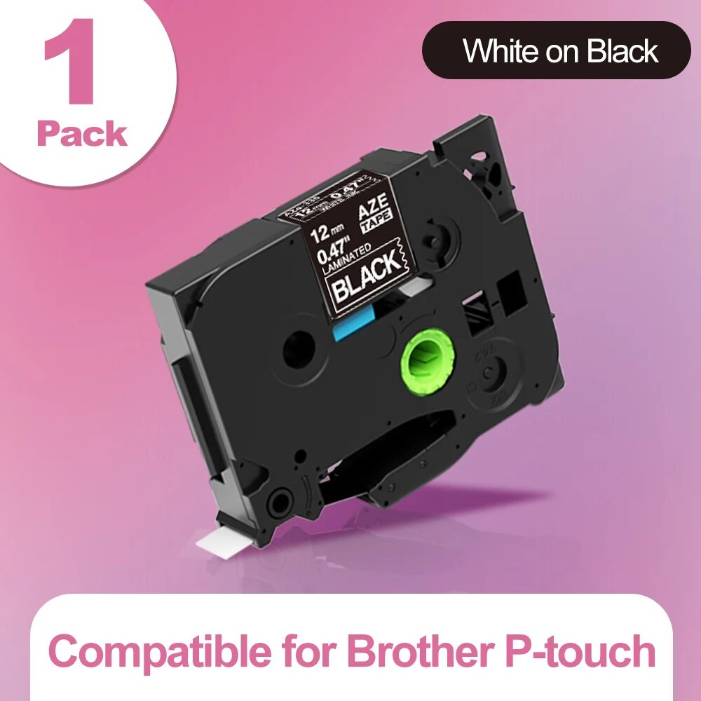 Маркировщик этикеток E1000 PRO MarkDomain 12mm White on Black