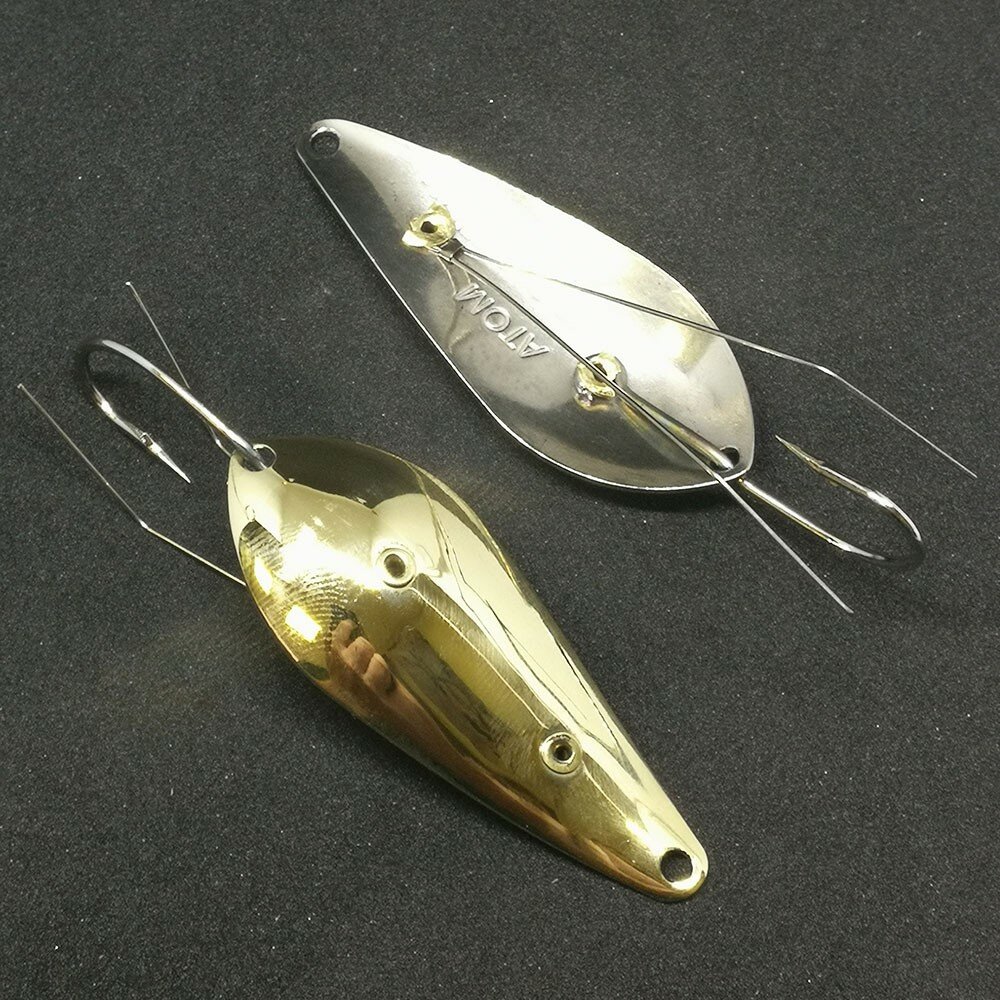 Блесна незацепляйка Колебалка Питер Атом 12гр цв. желт/белый