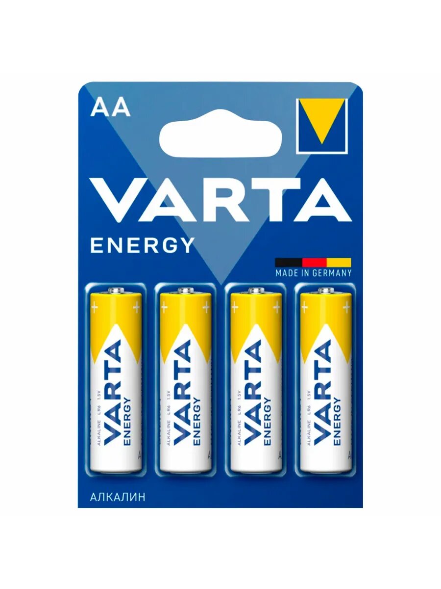 Батарейки алкалиновые пальчиковые комплект 4 шт АА