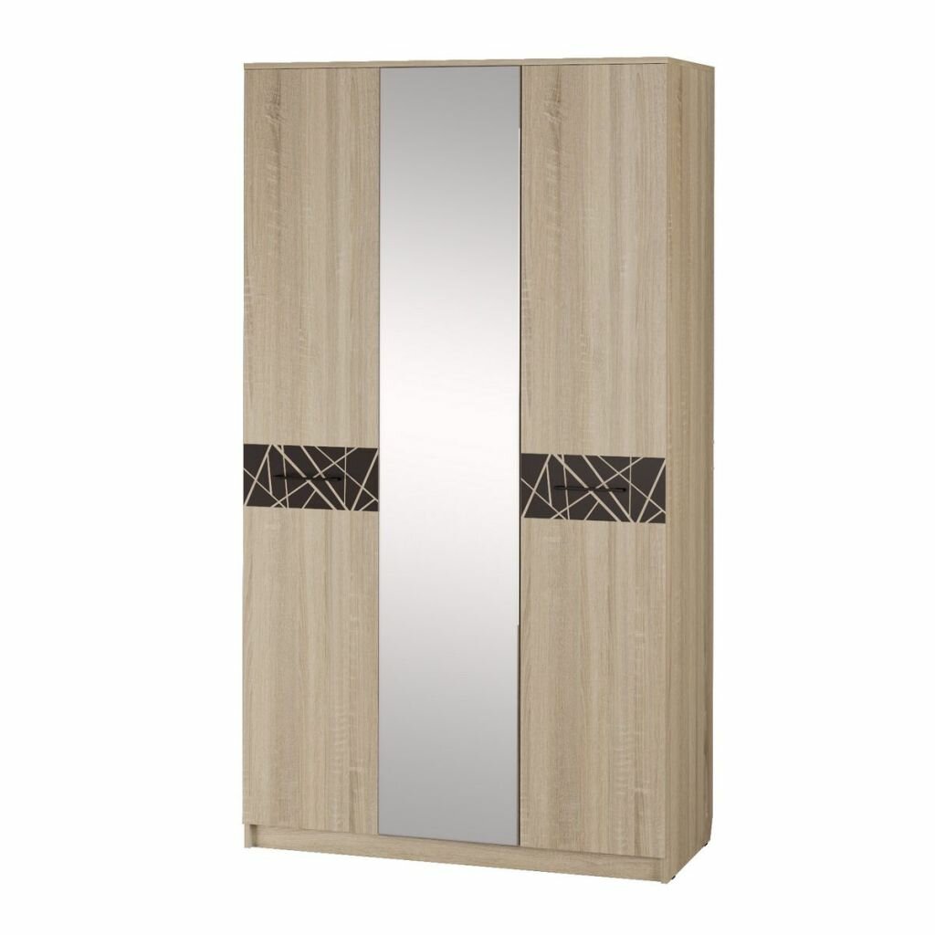 Шкаф 3-х створчатый Донна дуб сонома светлый