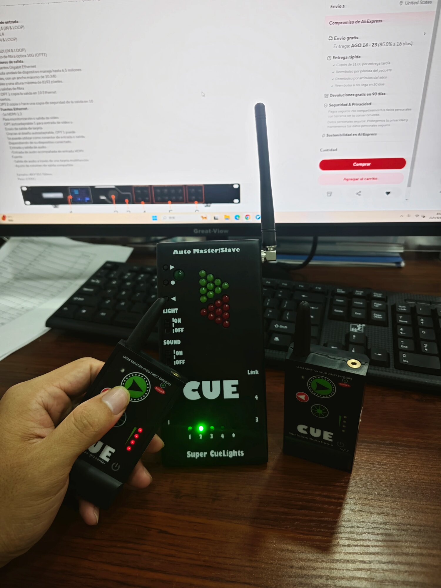 Super Cuelight CUE One control four — фото 1
