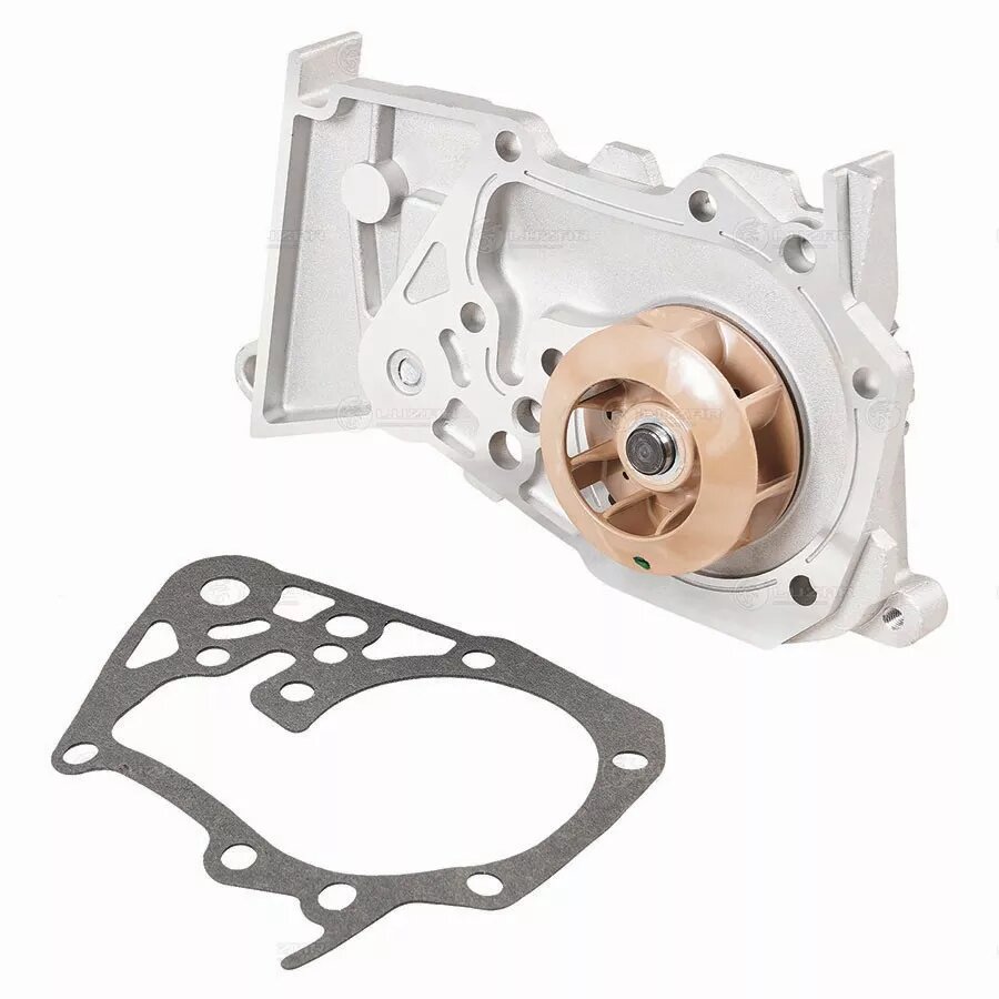 Насос водяной ВАЗ LADA Largus, RENAULT Logan 1.6 16V/8V (шпилька D 8мм) TURBO (помпа) (LUZAR)