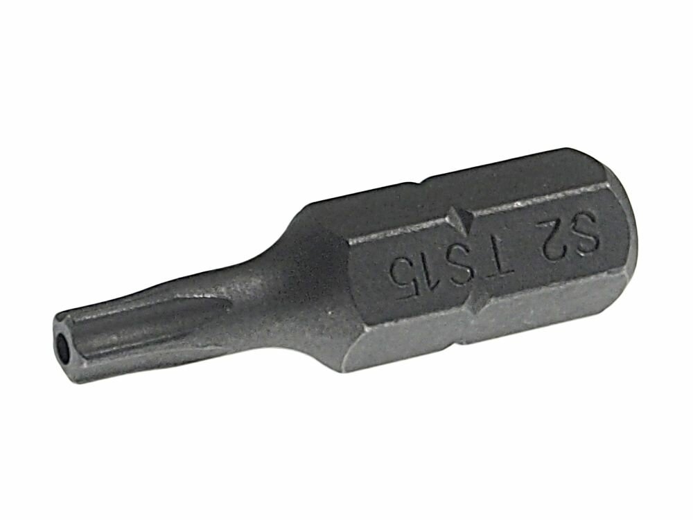 Бита 1/4"DR 5-гранная TORX с отверствием TS15Hх25мм JTC