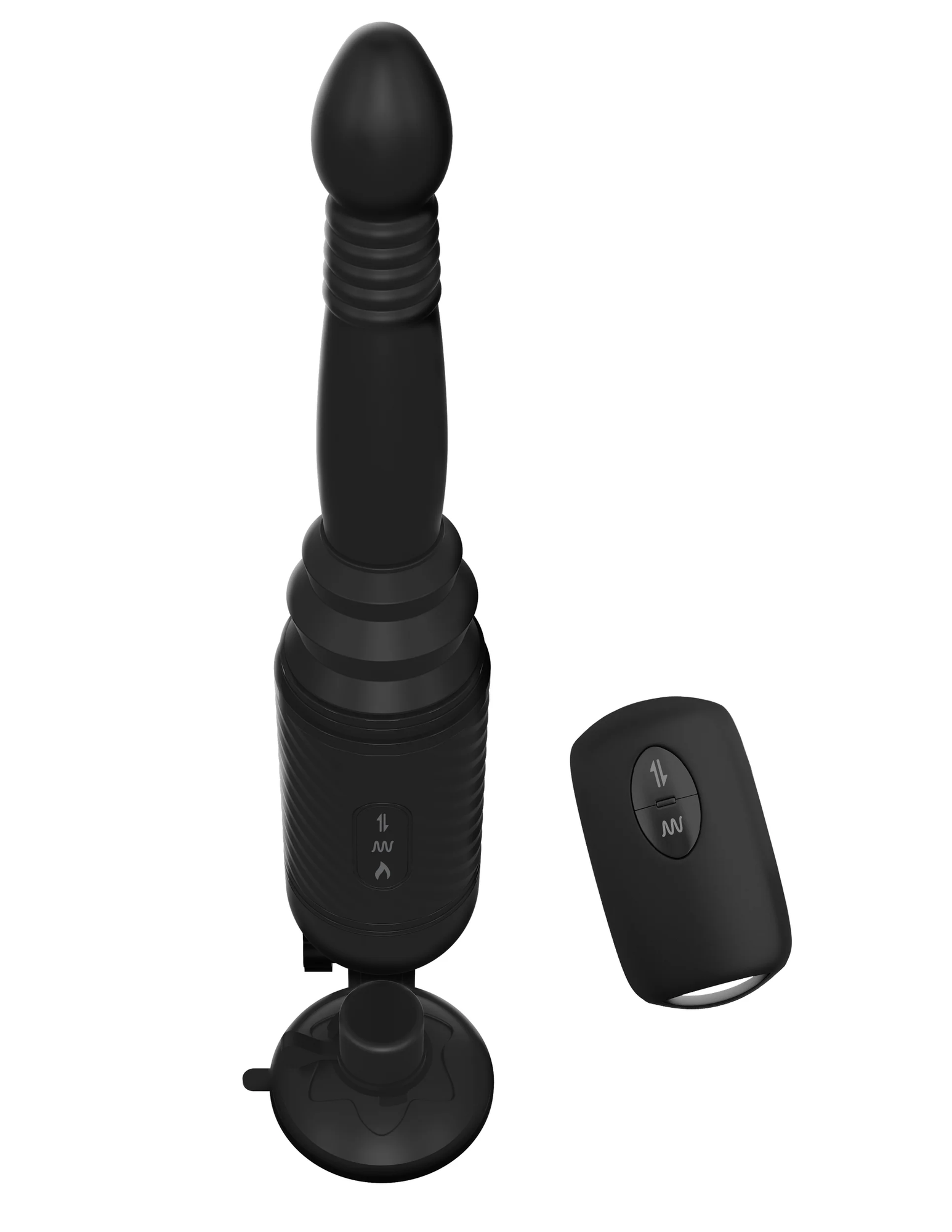 Pipedream Вибромассажер силиконовый Anal Fantasy Vibrating Ass Thruster 30.5 см, 4777-23 PD, черный