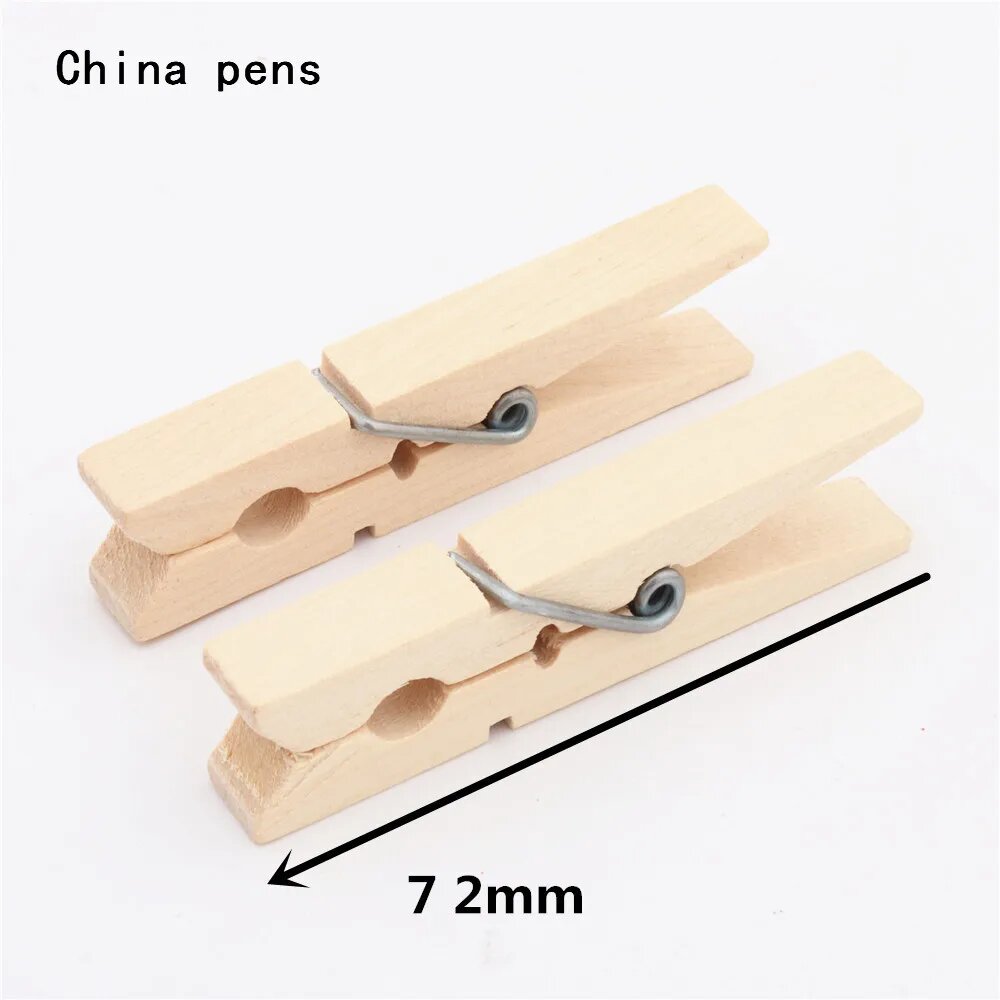 Деревянные зажимы You Ping 25-72 мм