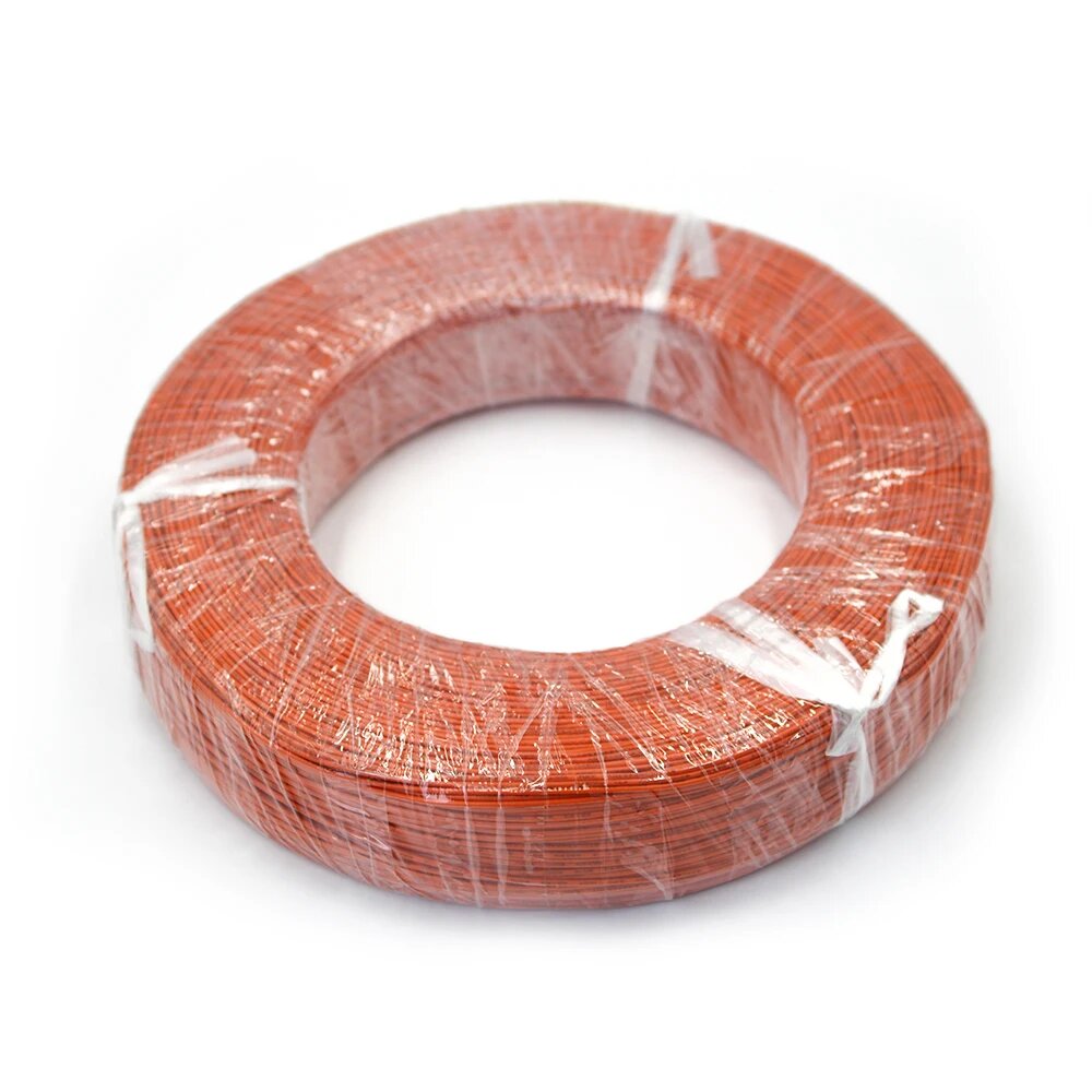 Провод UL1007 Three-phase line 30AWG-16AWG 22 AWG, Orange, 50 м