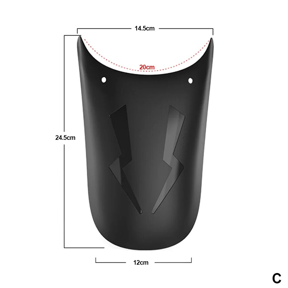 Удлиненное переднее крыло мотоцикла, удлинение заднего и переднего колеса, брызговик для C