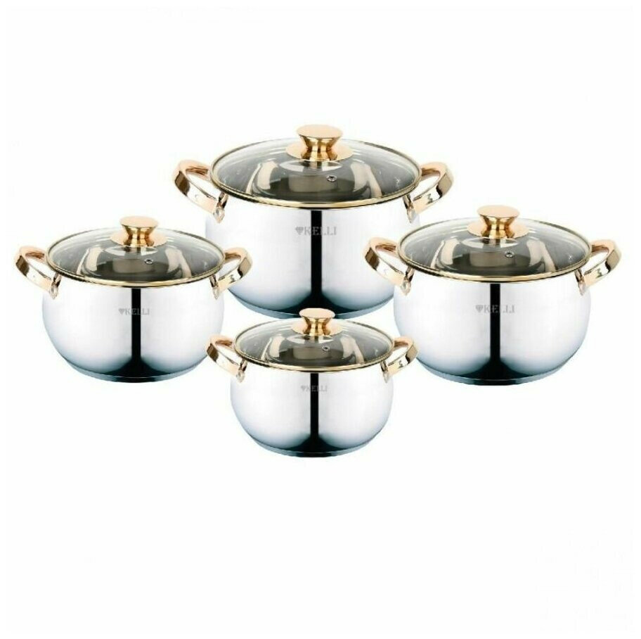 KELLI KL-4298, Посуда из 8 предметов