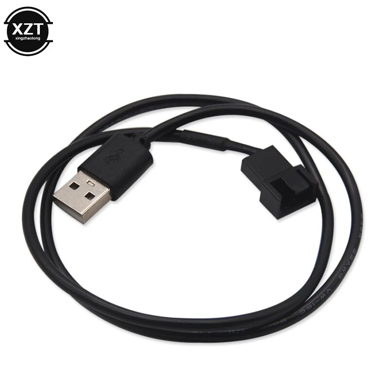WYMECT Кабель-адаптер вентилятор USB 3/4 pin 50CM, 4PIN