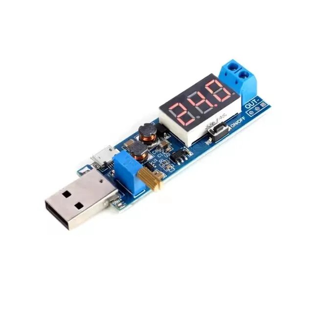 Регулятор напряжения DC-DC Liludin 1.2-24В, Micro usb, 1 Pcs