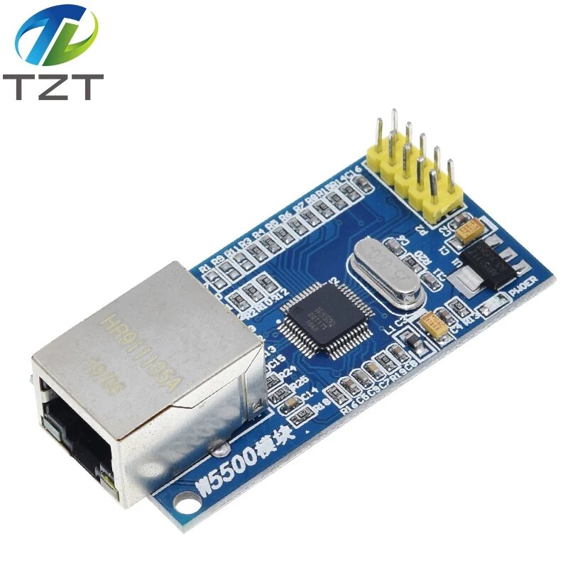 Сетевой модуль Ethernet DIYTZT W5500, 1PCS — фото 1
