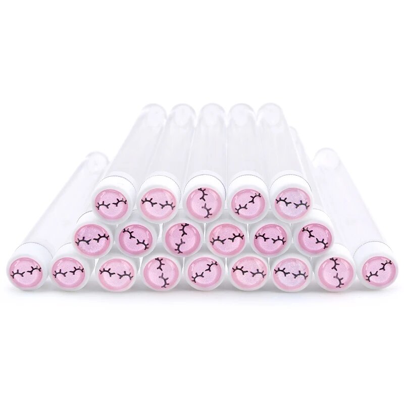 HMQ beauty многоразовые кисти для бровей и ресниц 20шт G20tube no brush