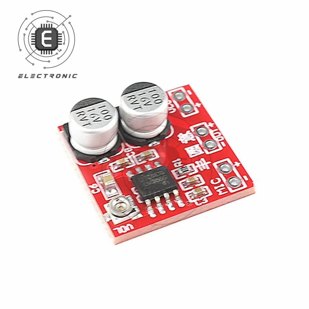 Electret микрофонный усилитель LM386, фотоусилитель с потенциометром, фотографический модуль микрофона