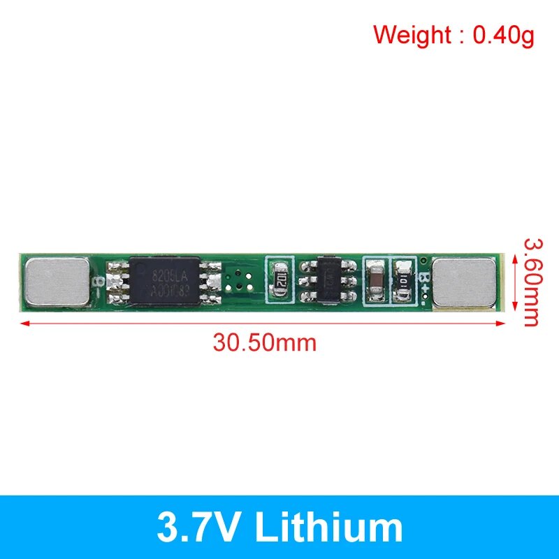 3.7V BMS плата защиты Li-Ion 3A, 1PCS