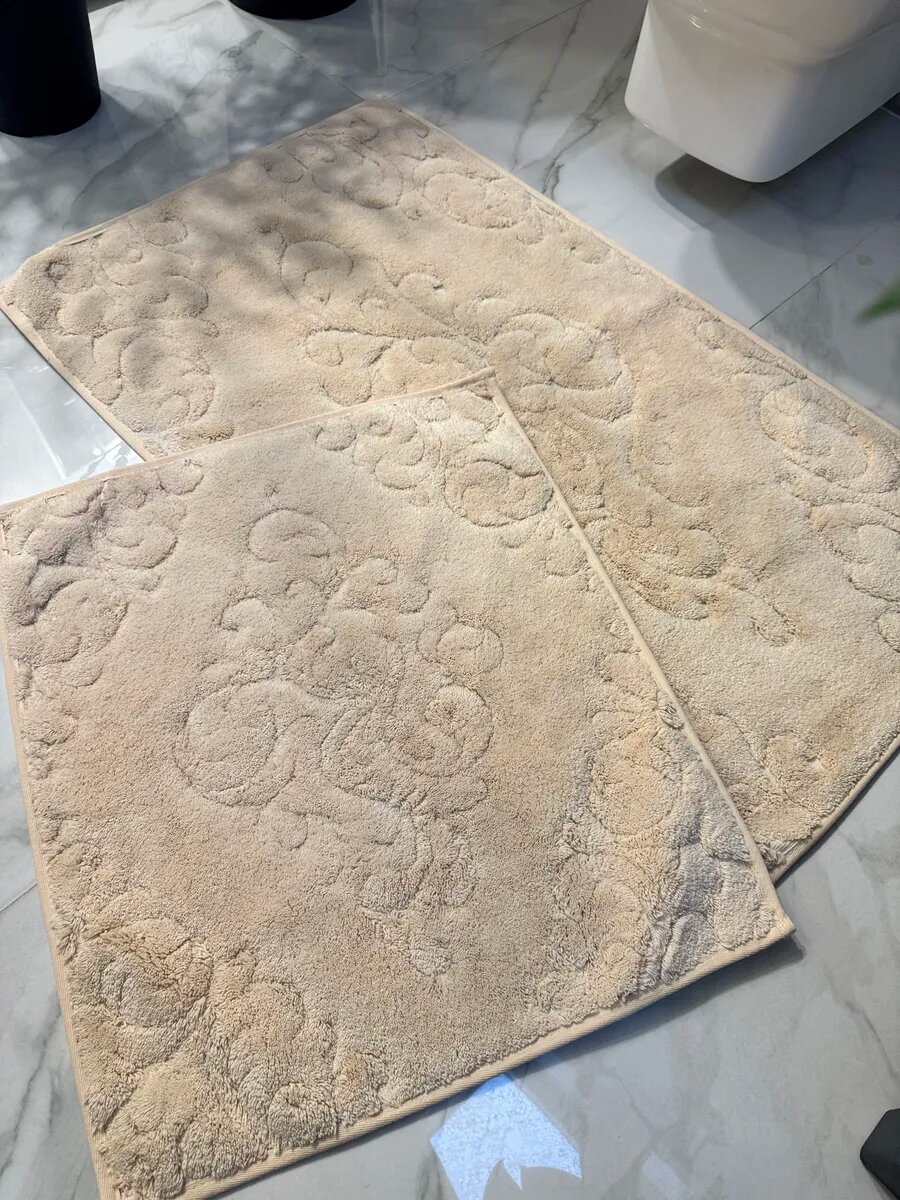 Набор ковриков для ванной и туалета Natali's Carpets 60х100/50х60 см Турция