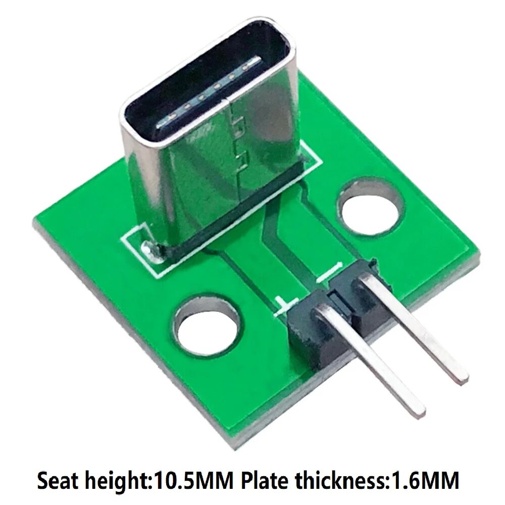 Тестовая плата USB Type-C, Цвет: Type C, Seat height:10.5MM