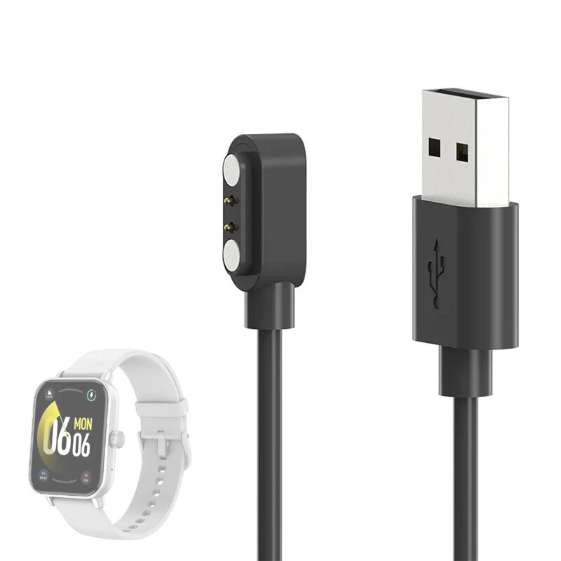 Зарядное устройство для док-станции Smartwatch, USB-кабель для зарядки, провод питания для Colmi P81, аксессуары для спортивных смарт-часов
