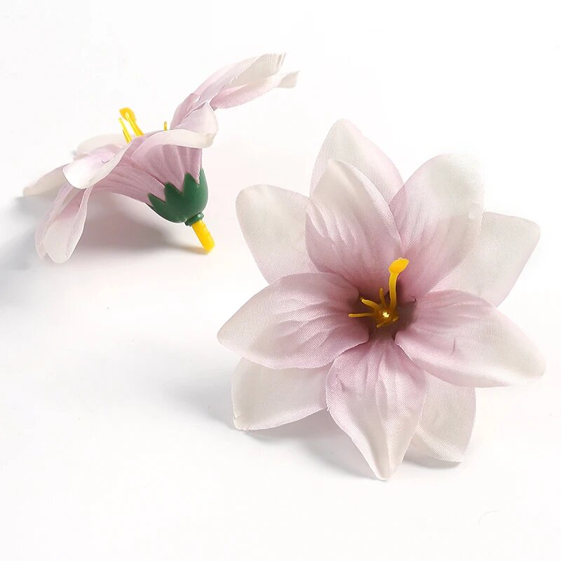 Искусственные цветы сиреневые 9 см, 20 шт