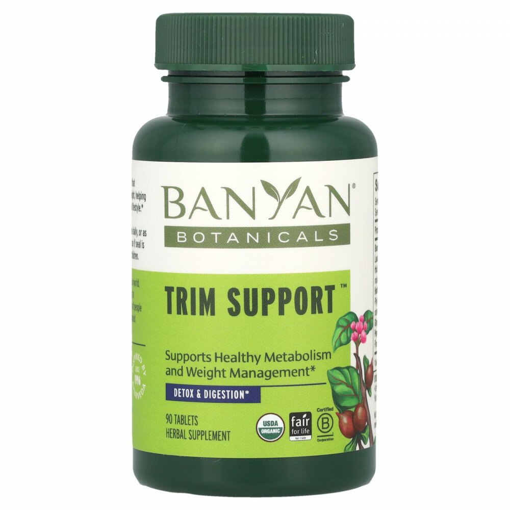 Banyan Botanicals, Trim Support ™, 90 таблеток