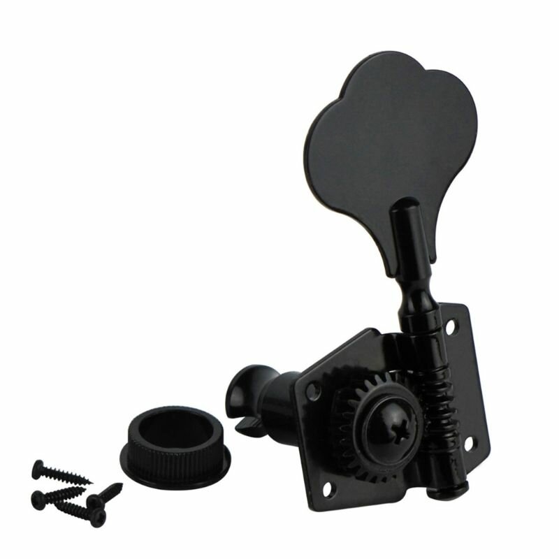 Бас-гитара с открытой ручкой plum blossom, струна квазичерная-левая