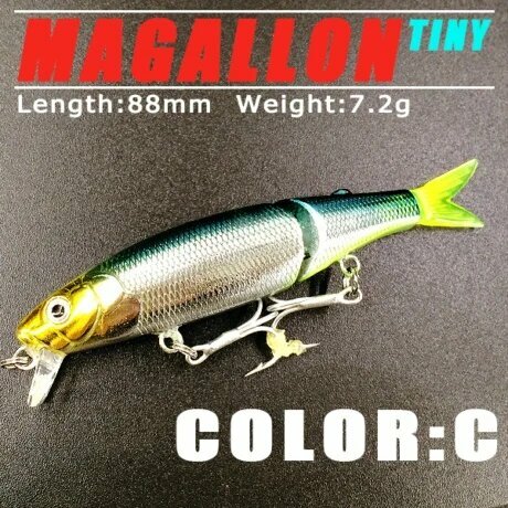 Bearking жесткая блесна гольян 8,8 см 7,2 г C