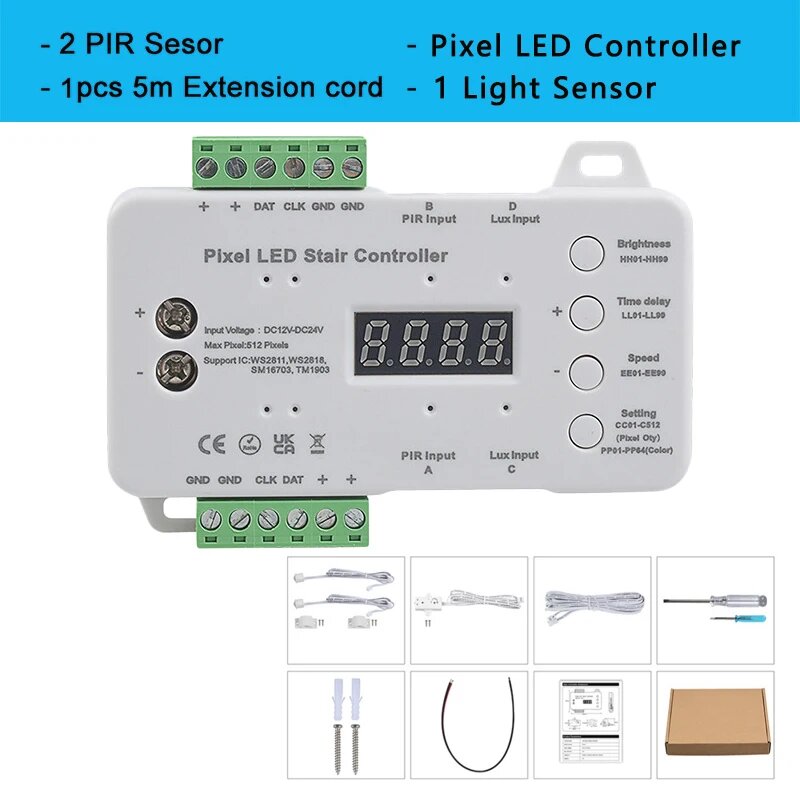 RGB контроллер Lebeisenf для ступенек