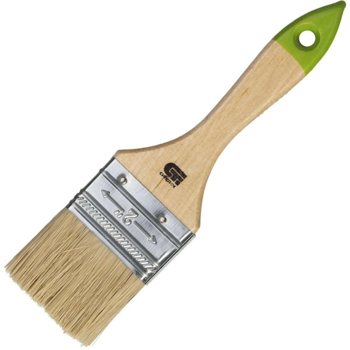 Кисть малярная плоская Сибртех, из натуральной щетины, 50мм, 12шт.