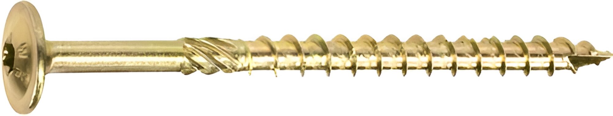 Саморез конструкционный STARFIX 10х200 мм с прессшайбой желтый цинк 250 штук (SM-44765-250)