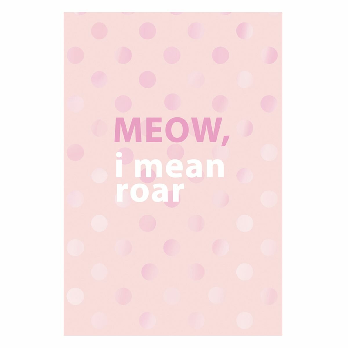 Записная книжка А5 BG "Мяу-мяу", 80 листов, матовая ламинация, блок в точку (ЗК5т80_лм 9656)