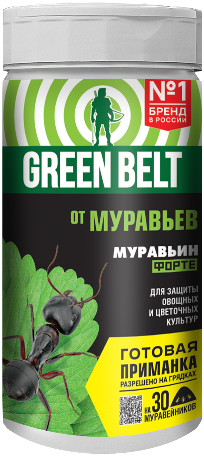 Средство для защиты от муравьев GREEN BELT "Муравьин FORTE", 90 гр
